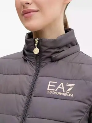 EA7 Quilted Logo-detail Jacket