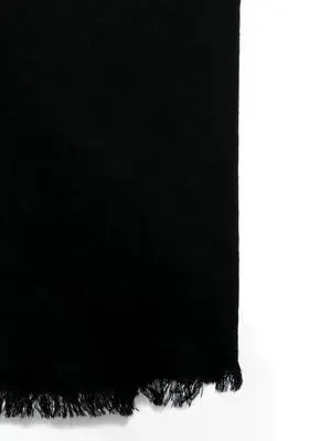 Rick Owens Frayed Wool Scarf