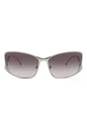 DIESEL® Square Frame Sunglasses - Silver