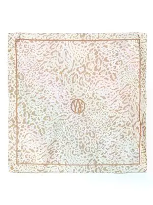 LESCARF Leopard-printed Scarf - Neutrals