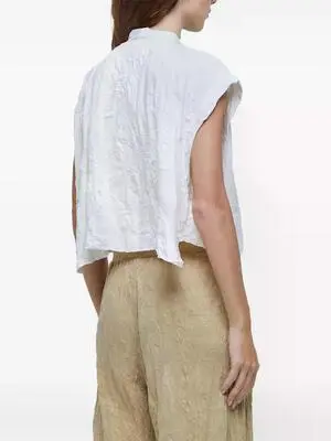 OSKLEN Wrinkle Mock-neck Top