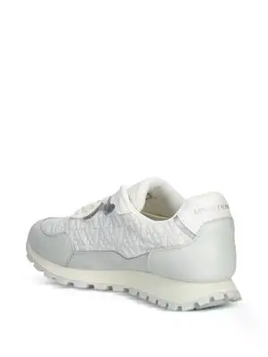 Armani Exchange Monogram-patterned Lace-up Sneakers