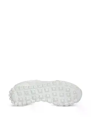 Armani Exchange Monogram-patterned Lace-up Sneakers