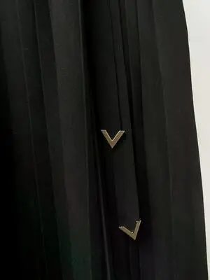 Valentino Garavani Pleated Midi Skirt