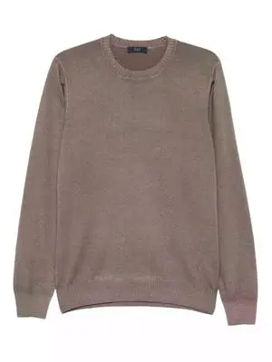 FAY Crew-neck Wool Sweater - Neutrals