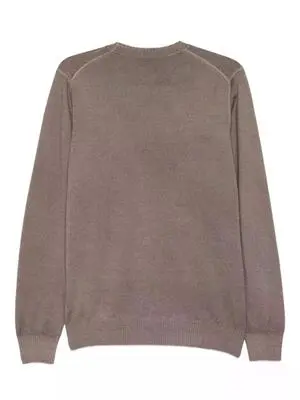 FAY Crew-neck Wool Sweater - Neutrals