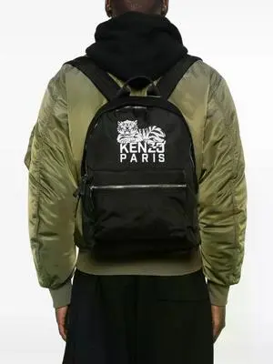 Kenzo Logo-embroidered Backpack