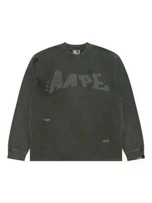 AAPE BY *A BATHING APE Aape-logo Long-sleeve T-shirt - Green