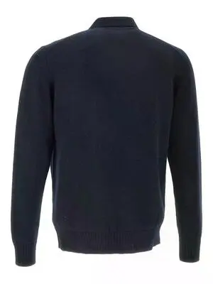 FILIPPO DE LAURENTIIS Three-button Ribbed Polo Shirt