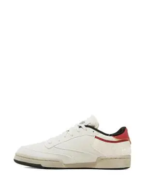 REEBOK Club C 85 Frayed-detail Sneakers - Neutrals