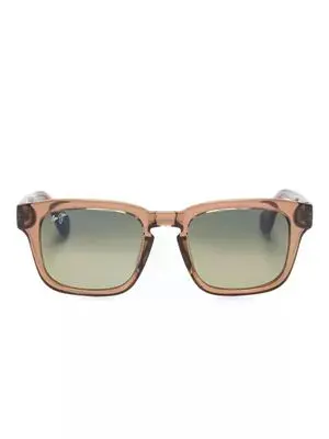 Maui Jim Square Frame Sunglasses - Brown