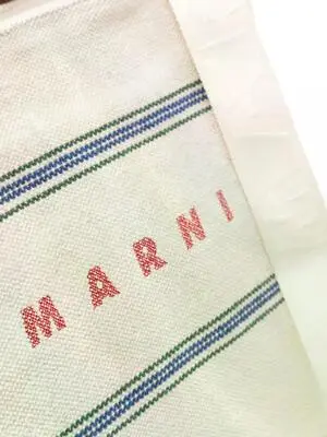Marni Logo-print Canvas Tote Bag