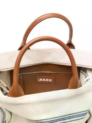Marni Logo-print Canvas Tote Bag