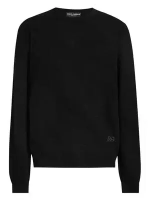 Dolce & Gabbana Logo Detail Wool Sweater