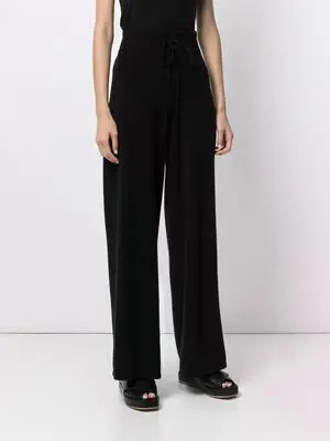 LISA YANG Wide-leg Cashmere Track Trousers