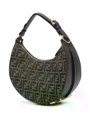 Fendi Graphy Shoulder Bag - Brown