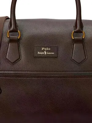Polo Ralph Lauren Pebbled Leather Duffle Bag