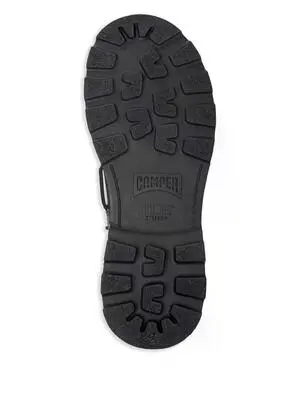 Camper Brutus Leather Lace-up Loafers - Black
