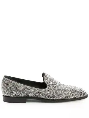 GIUSEPPE ZANOTTI Anthime Crystal-embellished Loafers