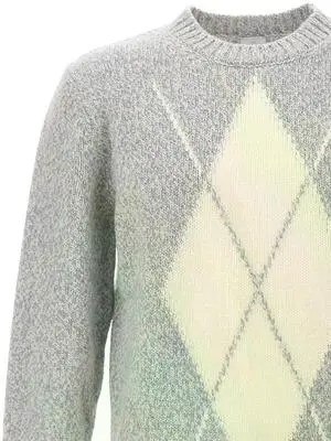 Eleventy Geometric-pattern Wool Sweater