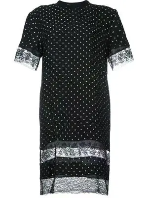 Givenchy Lace Panel T-shirt Dress