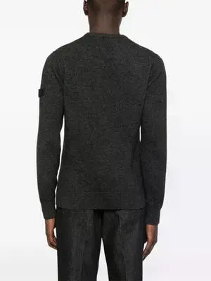 Peuterey Patch-logo Crew-neck Sweater - Grey