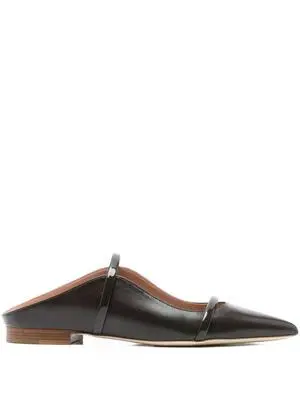 MALONE SOULIERS Maureen Leather Flat Mules
