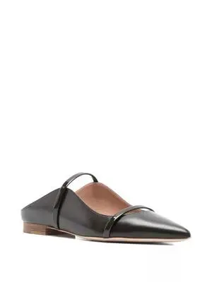 MALONE SOULIERS Maureen Leather Flat Mules