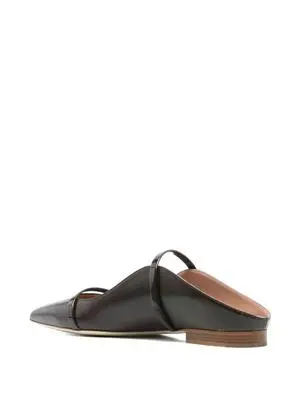 MALONE SOULIERS Maureen Leather Flat Mules