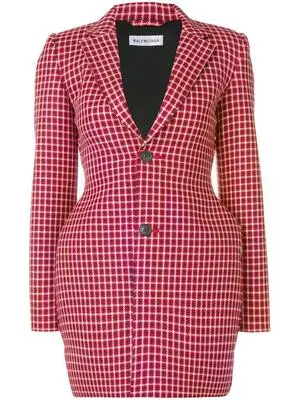 Balenciaga 3d Houndstooth Jacket