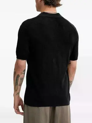 ALLSAINTS Knitted Cotton Polo Shirt