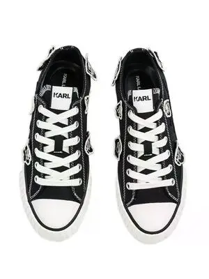 Karl Lagerfeld Rose-embellished Sneakers