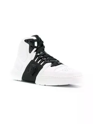 Versace High Top Sneakers - White