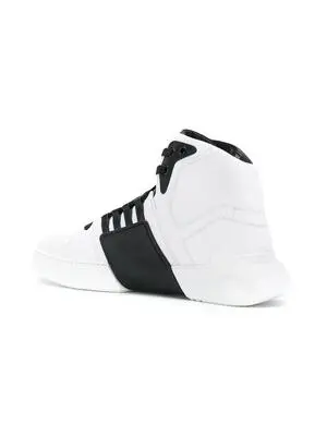 Versace High Top Sneakers - White