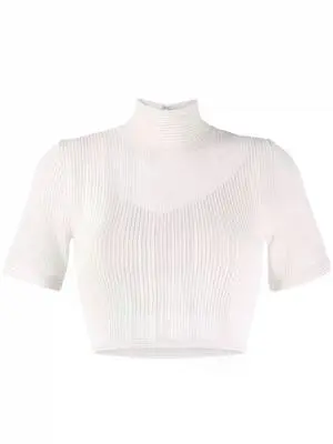Fendi Cropped Knit Top