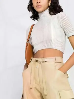 Fendi Cropped Knit Top
