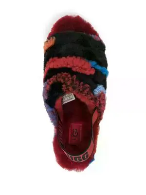 UGG Fluff Yeah Slides - Red