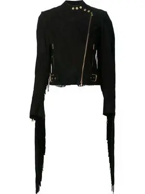 Ralph Lauren Fringed Biker Jacket