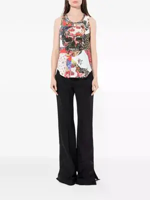 Alexander McQueen Floral Skull T-shirt