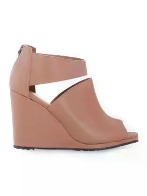 STUDIO CHOFAKIAN Leather Wedge Sandals