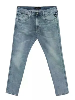 Replay Zip Up Jeans For Men