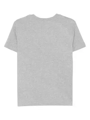 A.p.c. Logo Print Cotton T-shirt - Grey