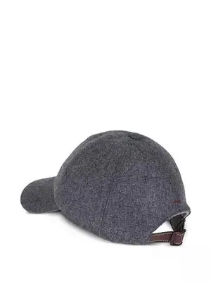 Brunello Cucinelli Embroidered Wool Cap