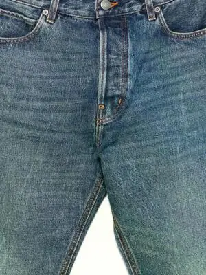 HAIKURE Faded-effect Straight Leg Jeans