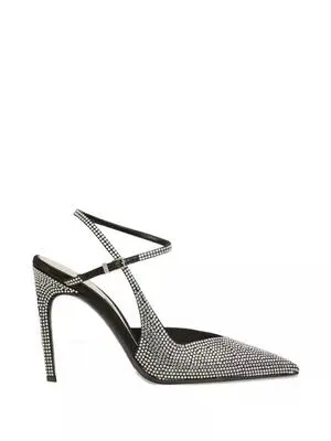 Gucci 105mm Crystal-embellished Slingback Pumps