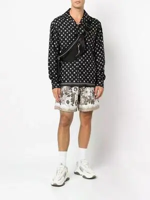 Amiri Paisley-print Silk Shirt