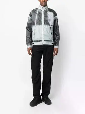 Stone Island Mussola Gommata-tc Hand-sprayed Windbreaker