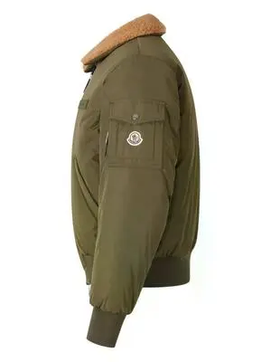 Moncler Shearling-collar Bomber Jacket