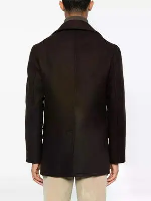 FURSAC Twill Double-breasted Coat