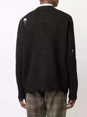 UMA WANG V-neck Wool Cardigan